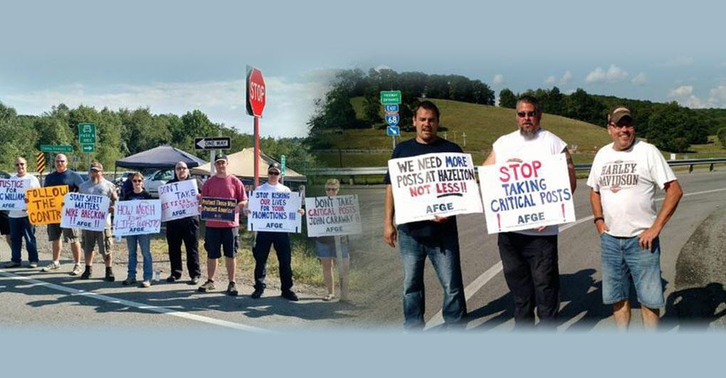 AFGE | AFGE Members Picket Dangerous Understaffing at FCC Hazelton Prison