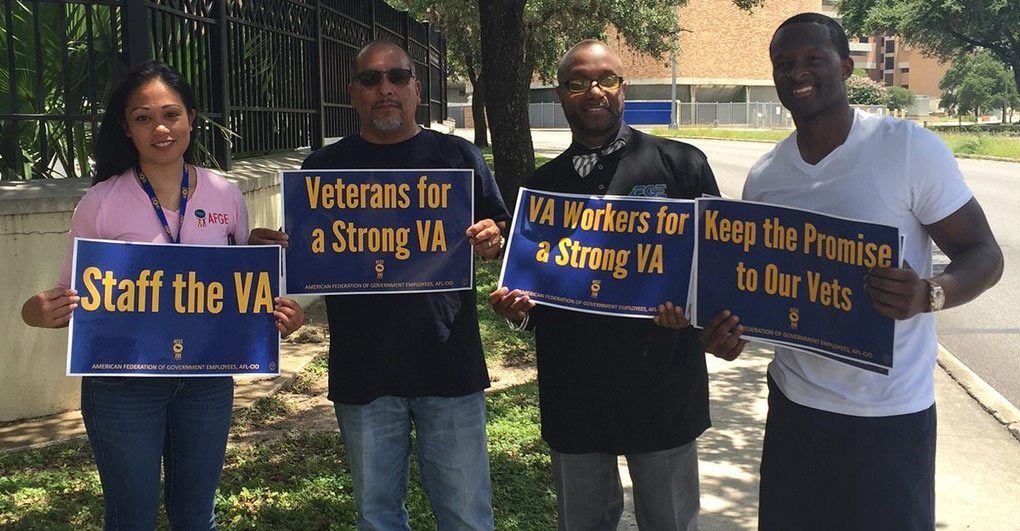 AFGE | VA Staff, Vets Fight Closures at Dozens of Rallies