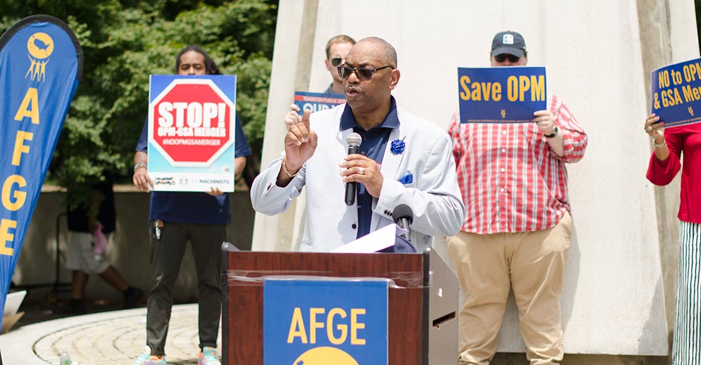 AFGE | Trump Continues to Break up OPM. AFGE Members Call on Congress ...