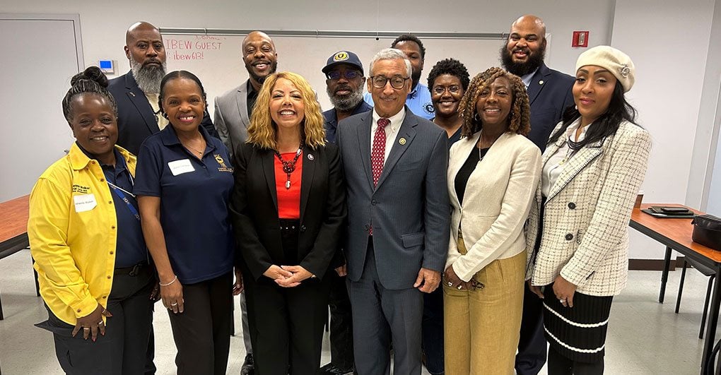 AFGE | AFGE Members Meet Reps. McBath, Scott at Labor Listening Session