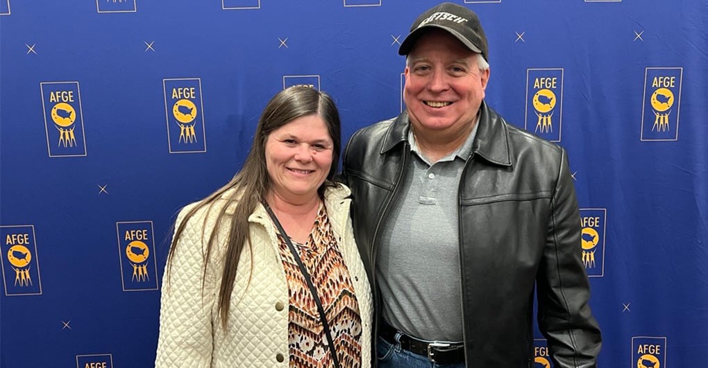 AFGE | AFGE Valentine’s Day Couple Has Different Journeys but Same Goal