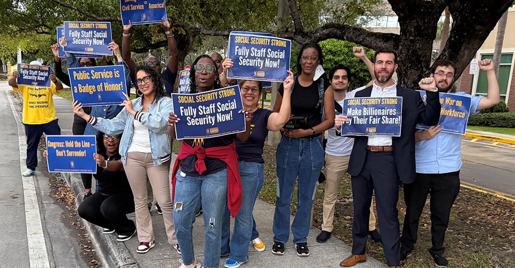 AFGE | AFGE Members Rally to Support Social Security Workers and Mission